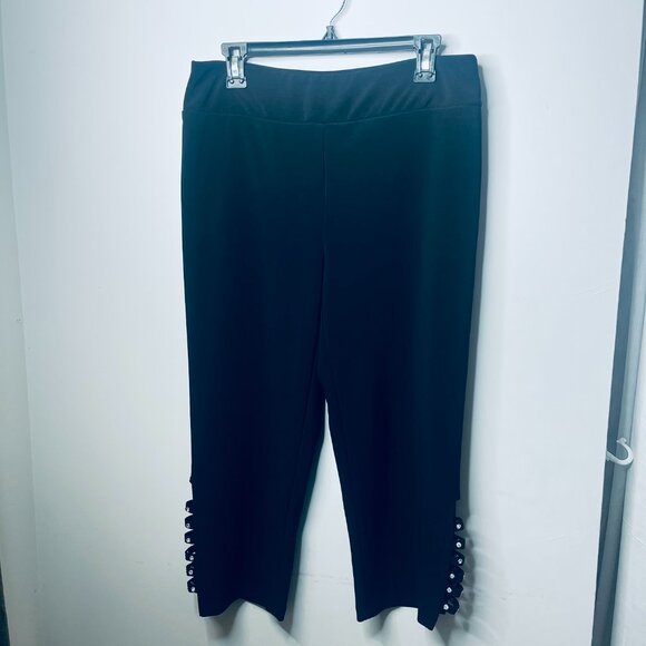 Joseph Ribkoff | Pants & Jumpsuits | Joseph Ribkoff Black Pull On Capri ...